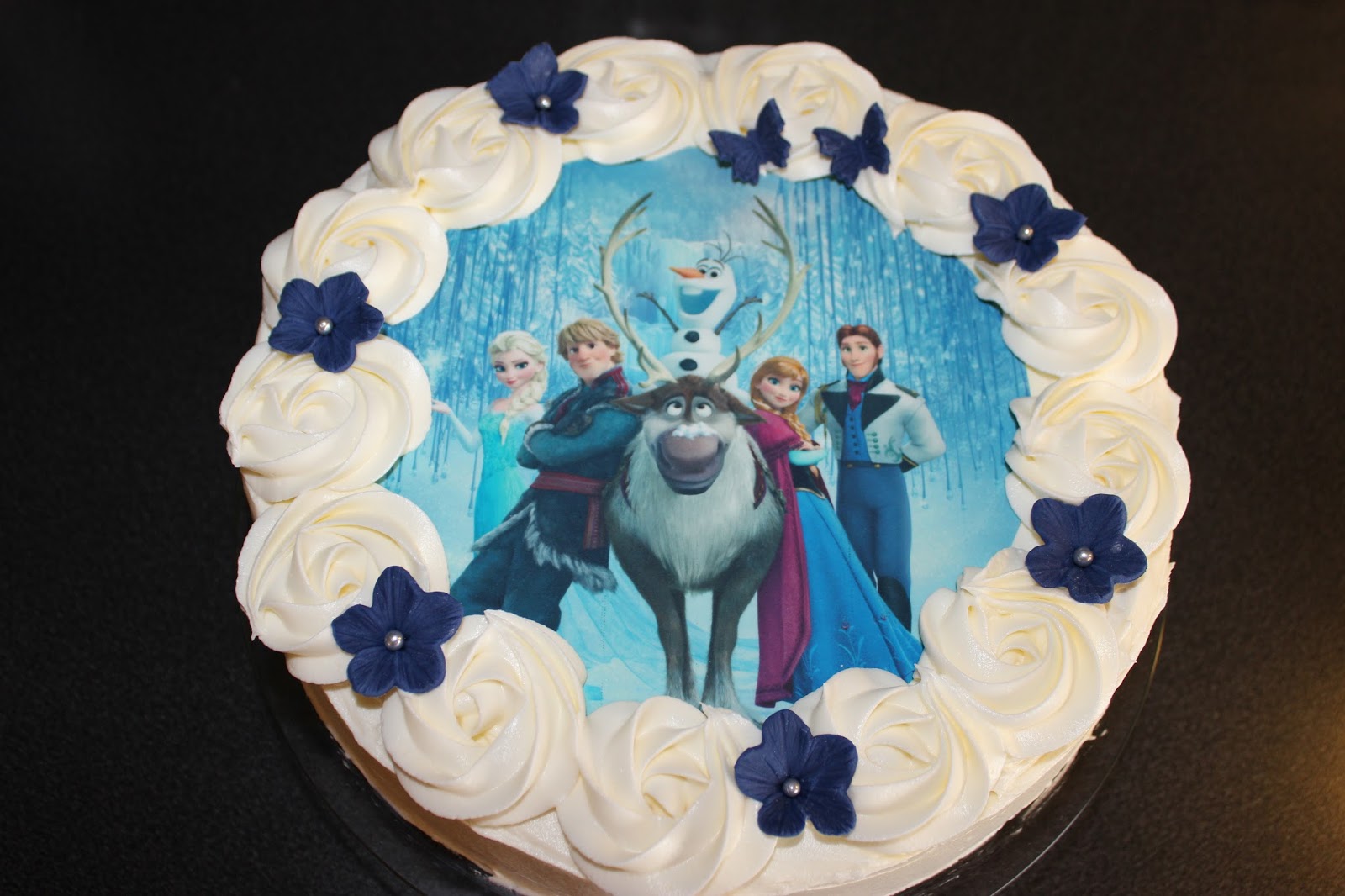 Anettes Kaker: Spiselig bilde som kakepynt