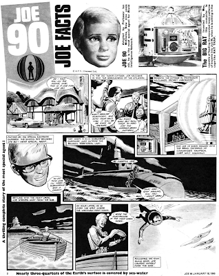 Wacky Comics!: 44 Years Ago: Joe 90 Comic Is Launched!