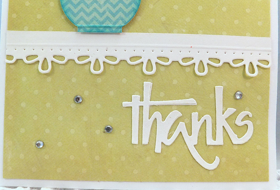 Paper Panacea: A sweet little thank you card...
