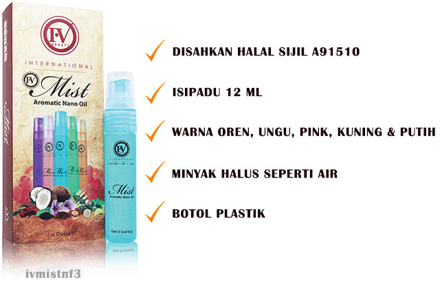 IV MIST AROMATIC NANO OIL : KELEBIHAN DAN KEBAIKAN - Stokis IV Mist ...