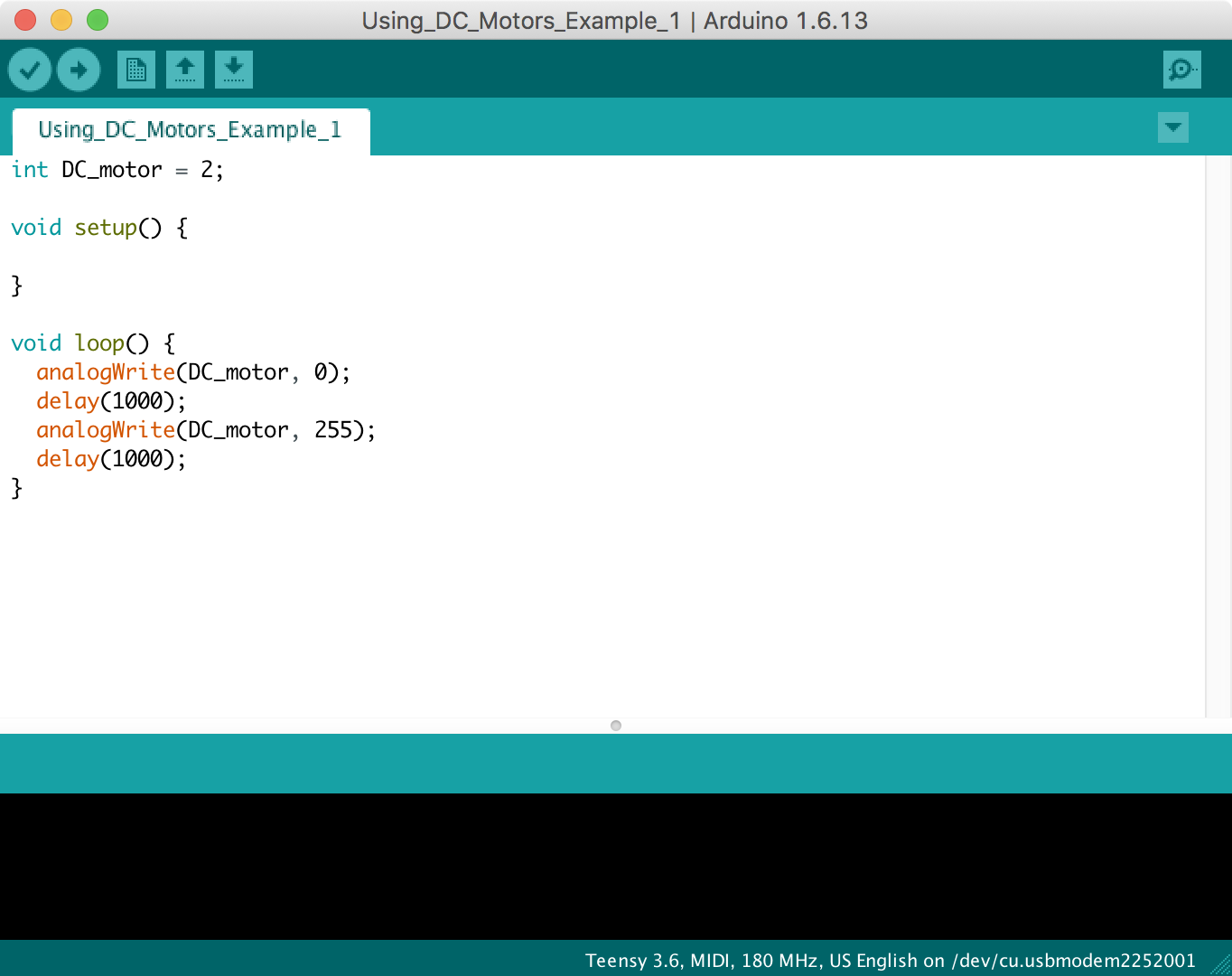 little-scale: Teensy 3.6 Basics - Using DC Motors