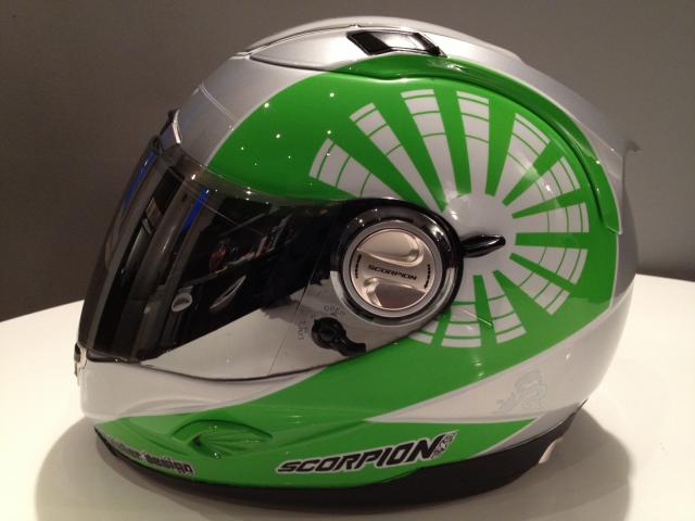 Racing Helmets Garage: Scorpion EXO 1000 "Fik" by L'Atelier Design