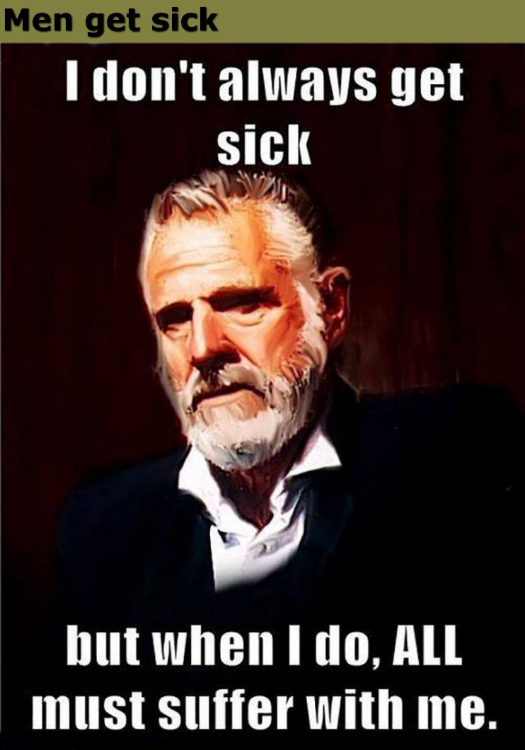 Chuck's Fun Page 2: Man flu season - 24 images