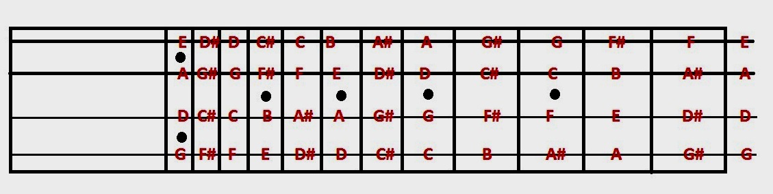 Kunci Gitar Bass Dasar Untuk Pemula - KKDD