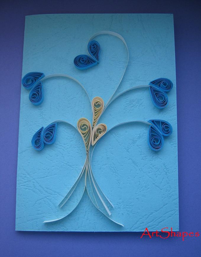 OrigamiBijoux: Felicitari din quilling