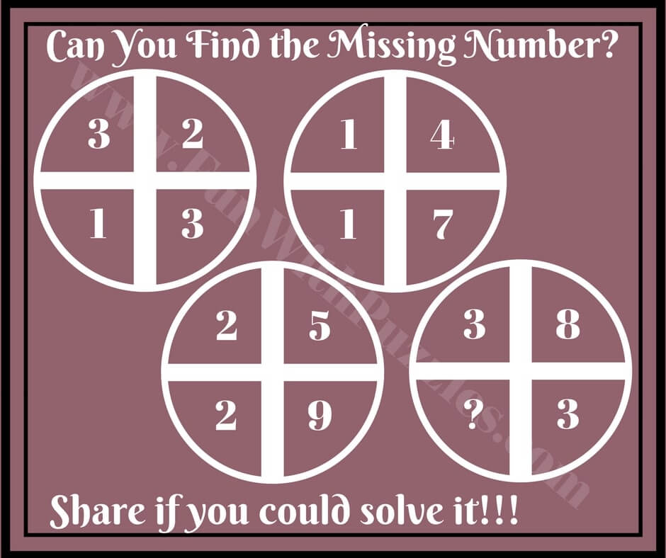 Number Puzzles | Brain Cracking Circle Maths Brain Teasers
