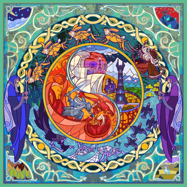 Spitzenpopper: Stained Glass Designs For The Lord Of The Rings