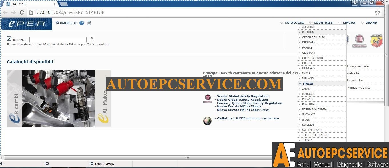 Autoepcservice-car: FIAT ePER DVD v84.0 Release [05.2014] Full ...