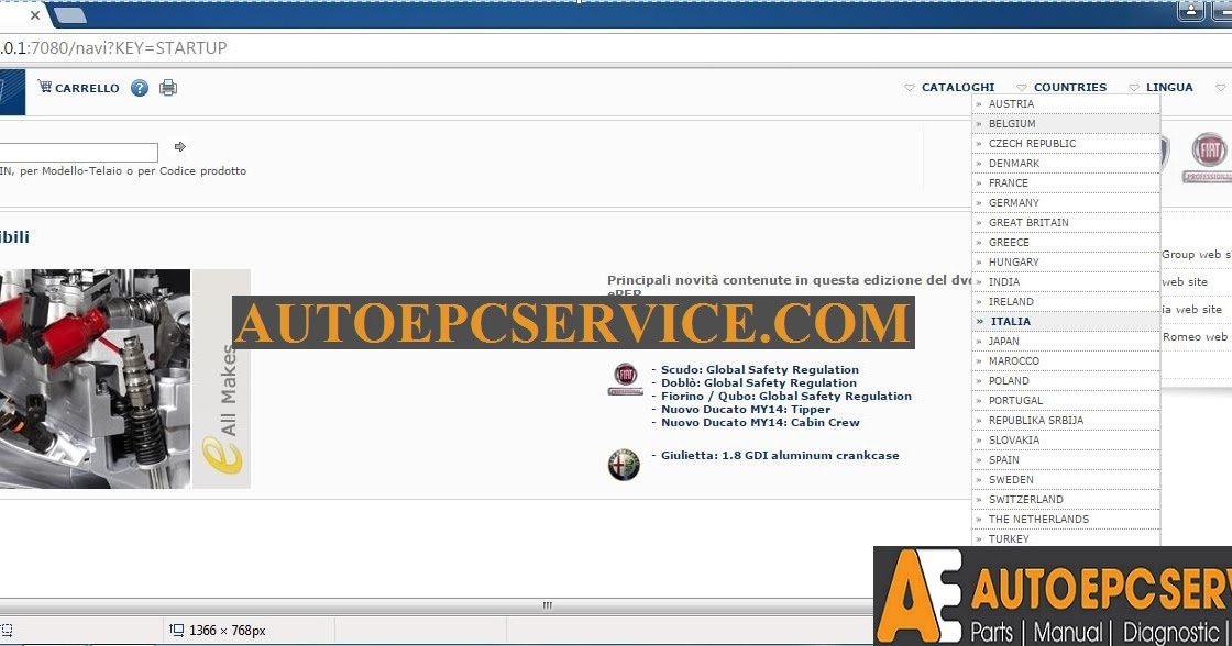 Autoepcservice-car: FIAT ePER DVD v84.0 Release [05.2014] Full ...