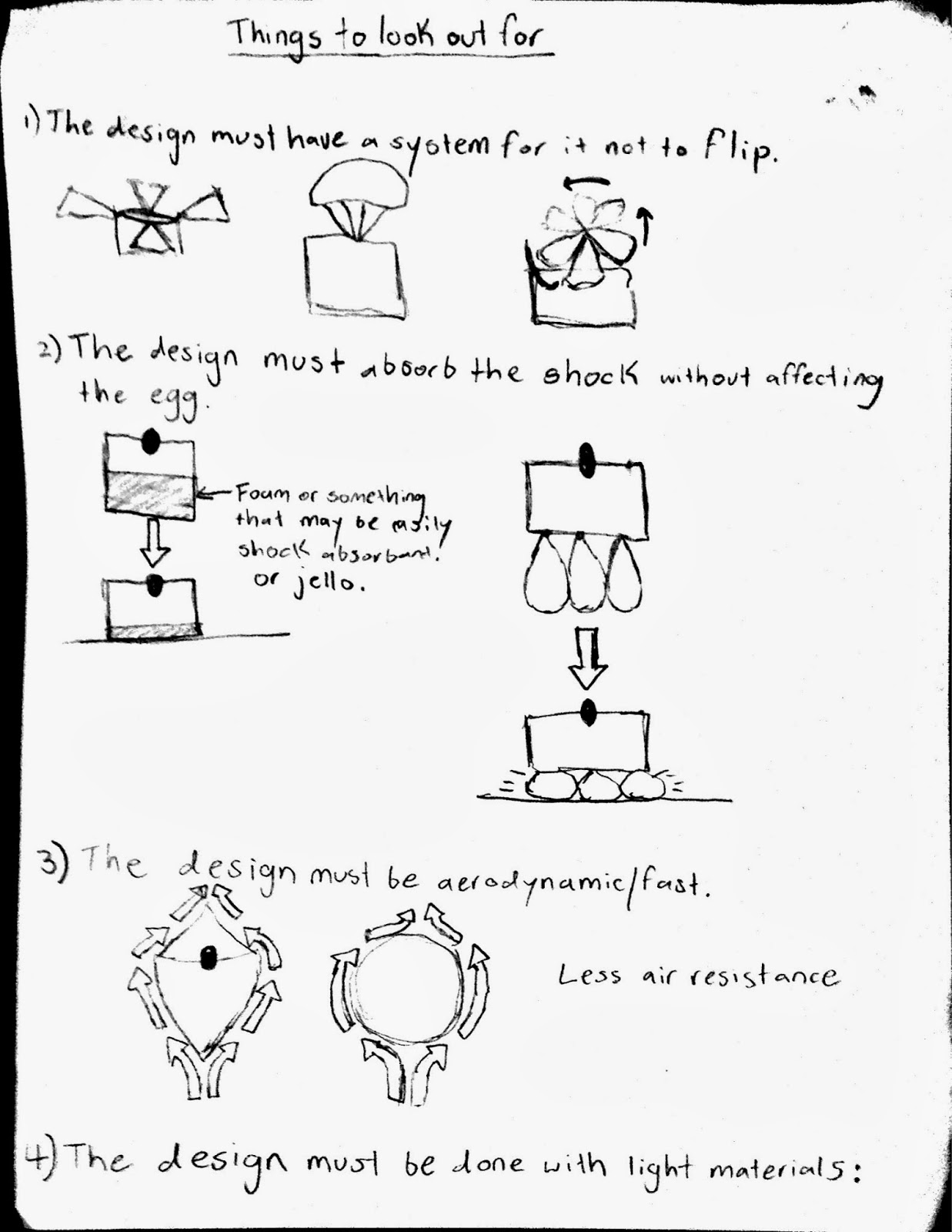 Physics Egg Drop (Daniel, Lorenzo, Franck): February 2014