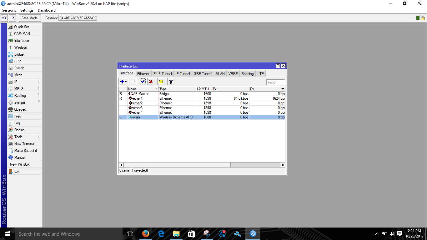 Cara Configurasi Wireless Distribution System Sebagai Master AP (MikroTik)
