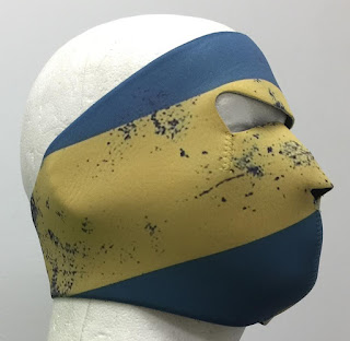 Motorcycle Helmets: Swedish Flag Face Mask