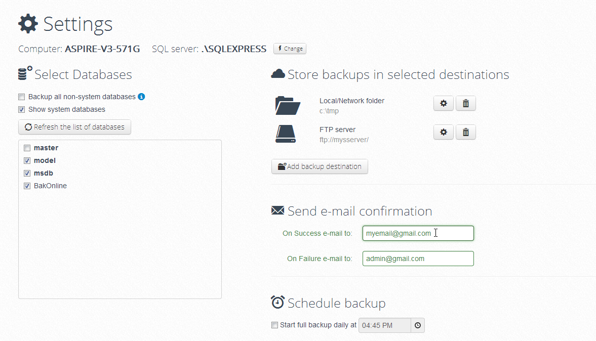 Sqlbak The Complete Automated Sql Backup Solution Alldigitrends