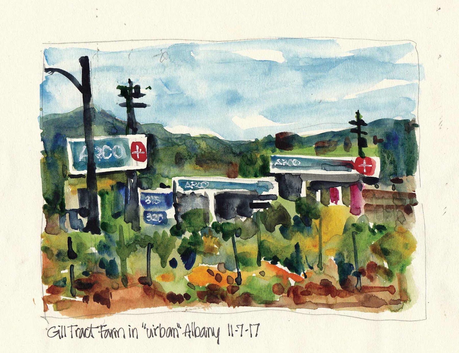 Urban Sketchers S.F. Bay Area: Urban Sketching at an Urban Farm
