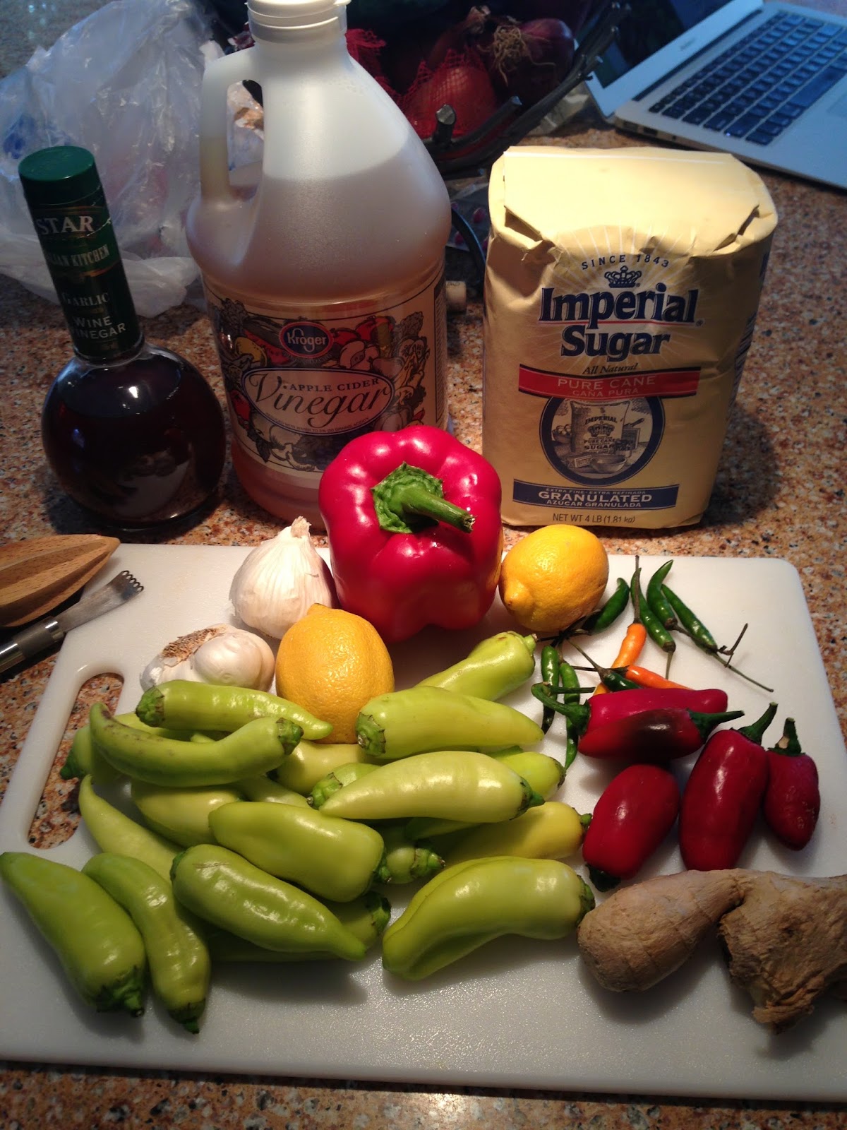 Dressed Up, Buttoned Down.: Savor The Summer: Garlic Ginger Pepper Jam