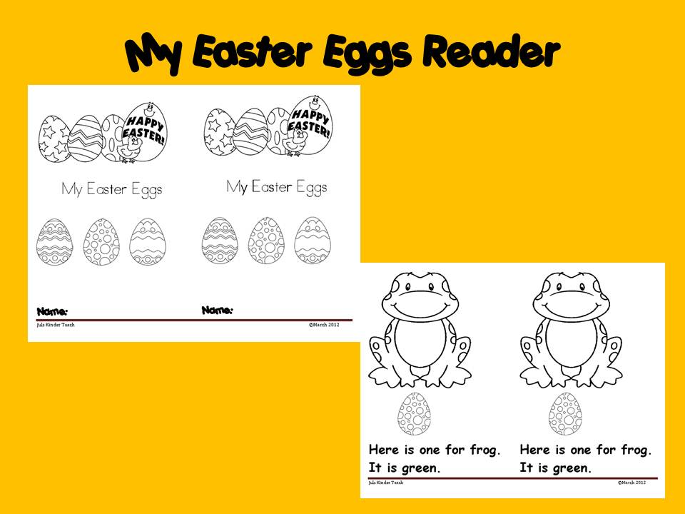 Juls Kinder Teach Zone: Emergent Readers/ Printable Books
