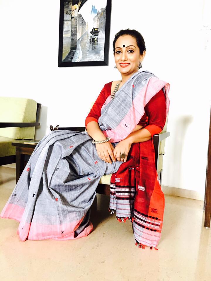 chandana banerjee: Sari Love – Priya Kadapa Shah and her eclectic sari ...