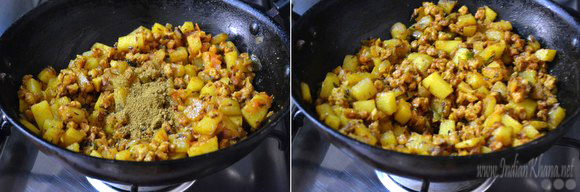 Sukhe Aloo Badi (Wadi) Sabzi ~ Indian Khana
