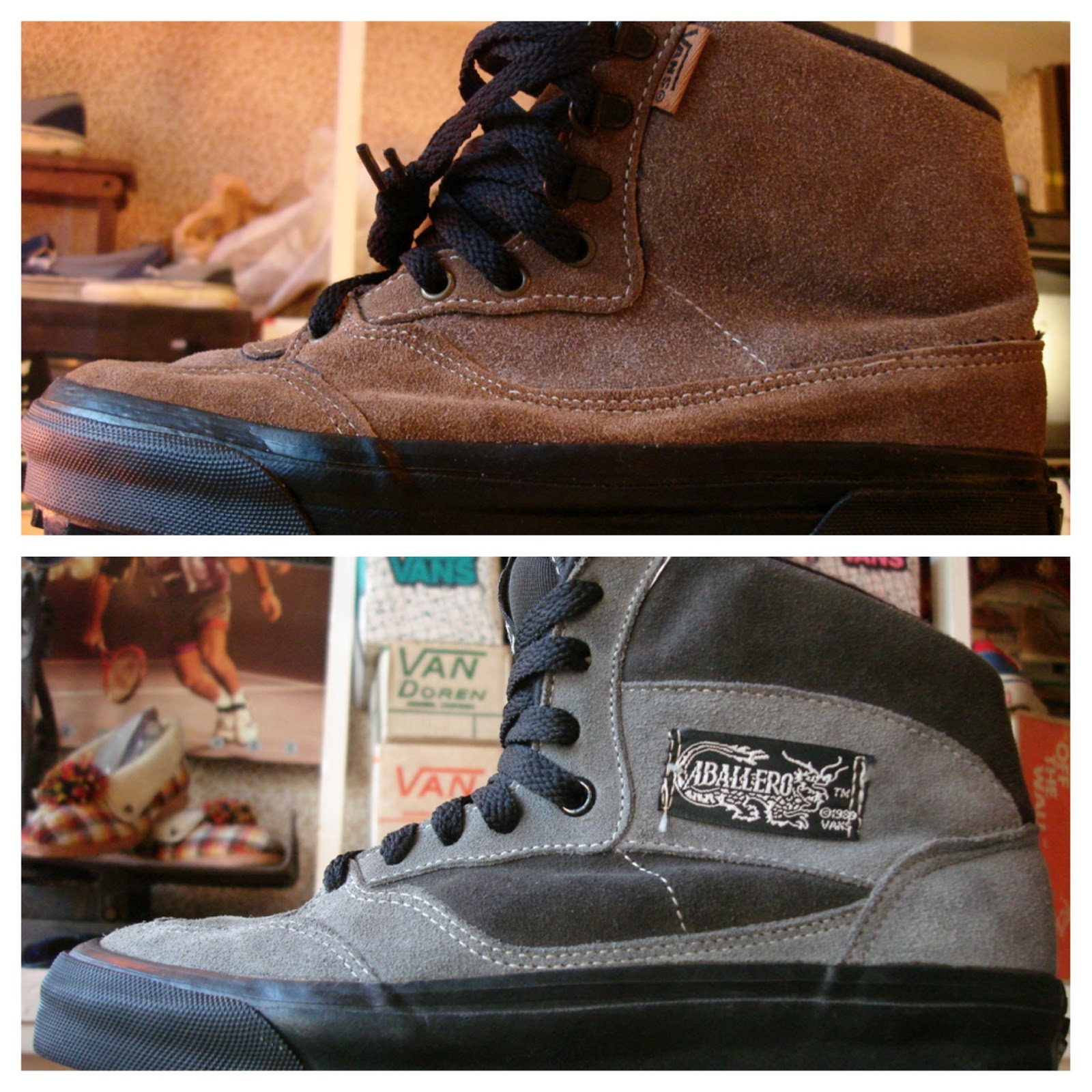 theothersideofthepillow: vintage VANS taupe suede BUFFALO BOOT style ...