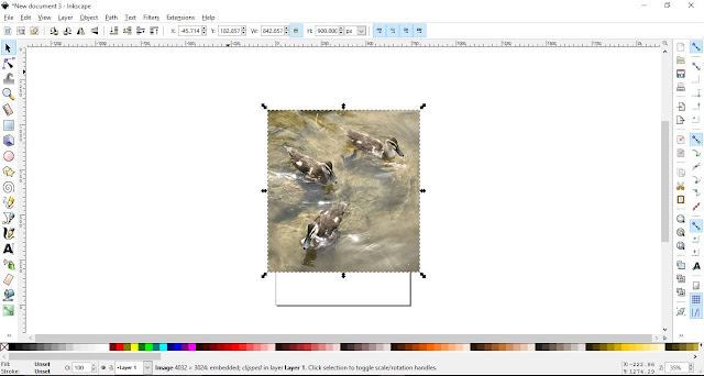 How to crop an image in Inkscape | Design Bundles