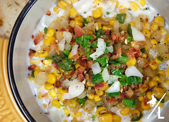 Summer Corn Chowder - A Cowboys Life