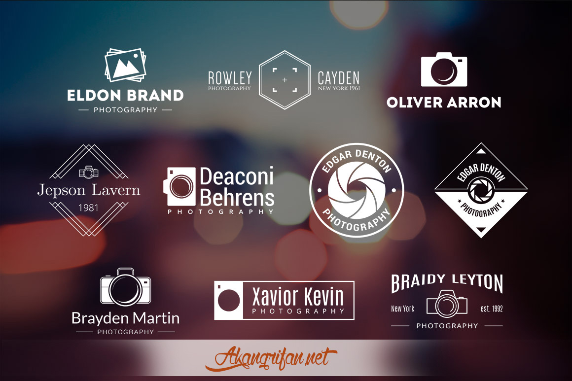 10 Inspirasi Watermark Logo Untuk Fotografer (Bisa Diedit)