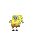 Widget animasi "SpongeBob Ngantuk" | Widget Blog