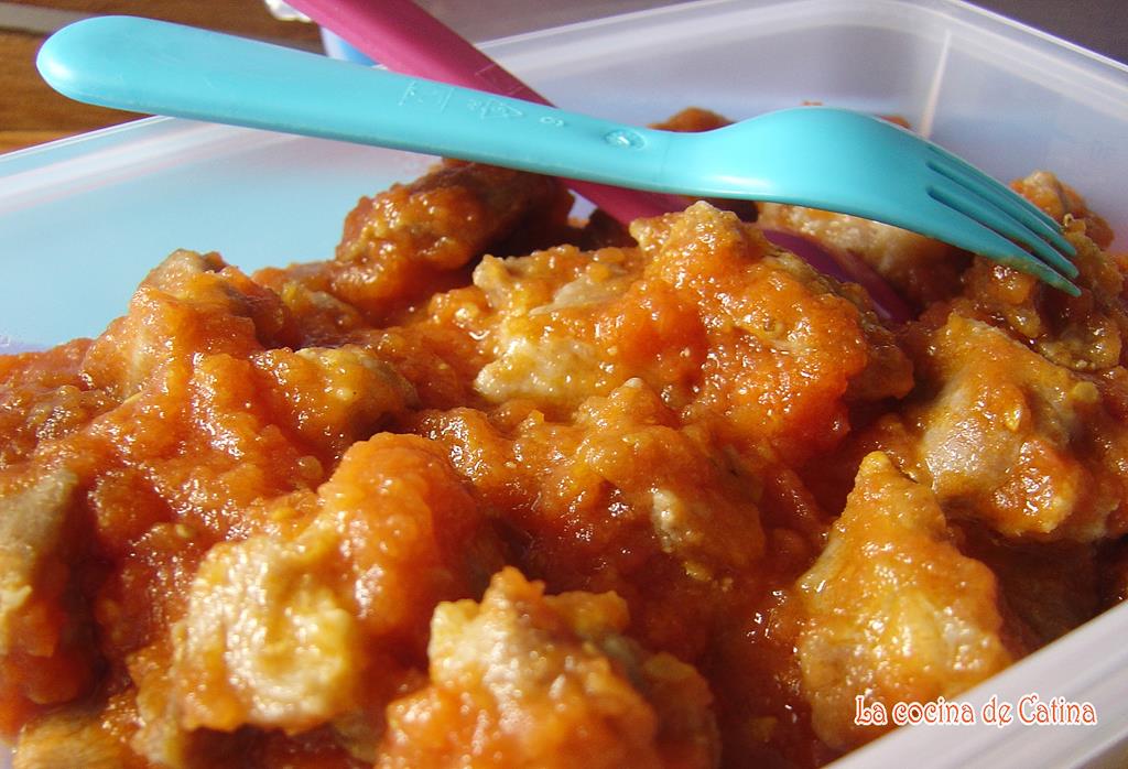 Magra con tomate - La cocina de Catina