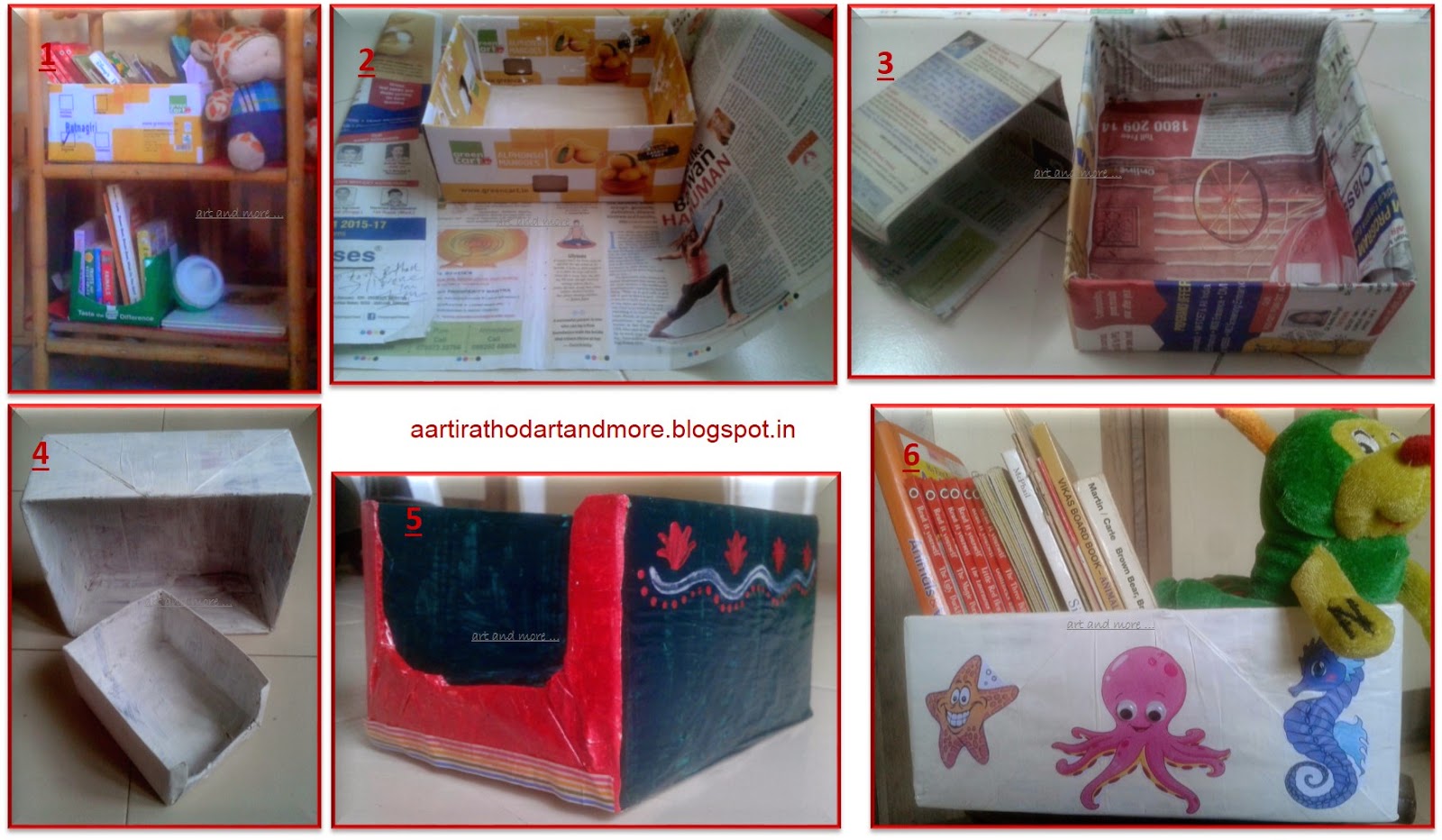 artandmore...: Kids book storage DIY