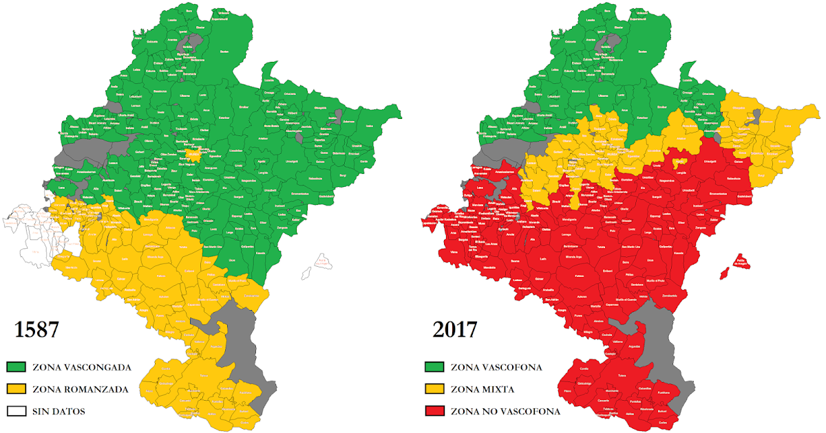 Nabarlur: Zonificación del euskera en Alta Navarra (I)