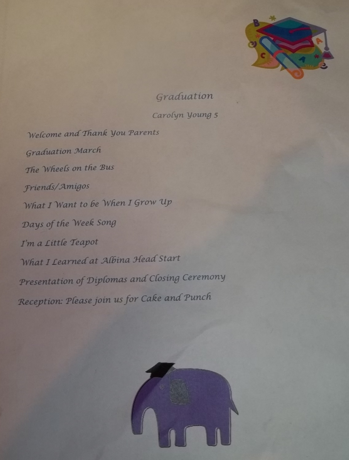 Im-the-mom-thats-why: Head Start graduation