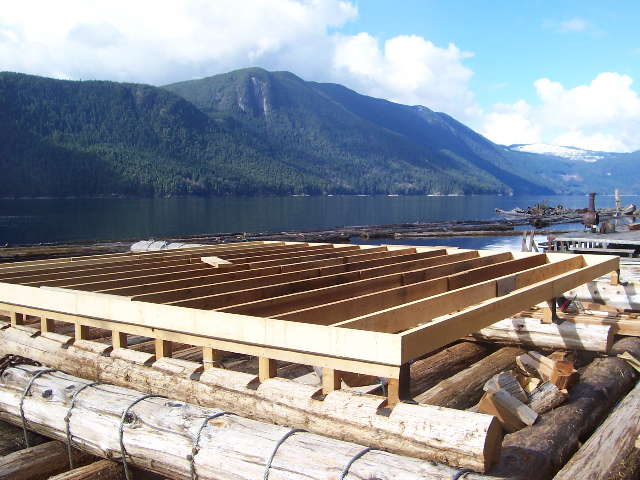 Powell River Books Blog: Float Cabin Living: How was your cabin built ...
