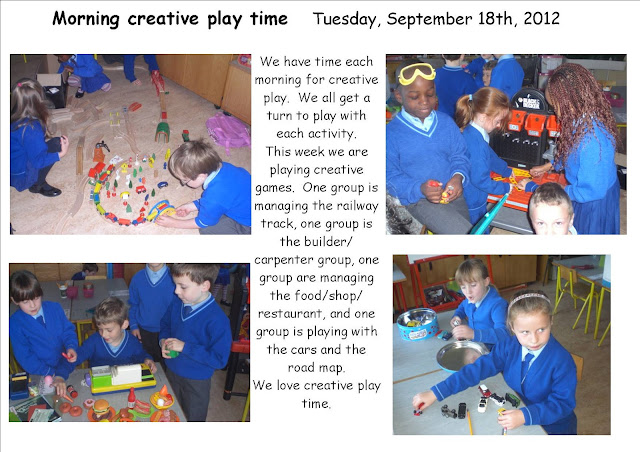 Literacy Site: Creative play