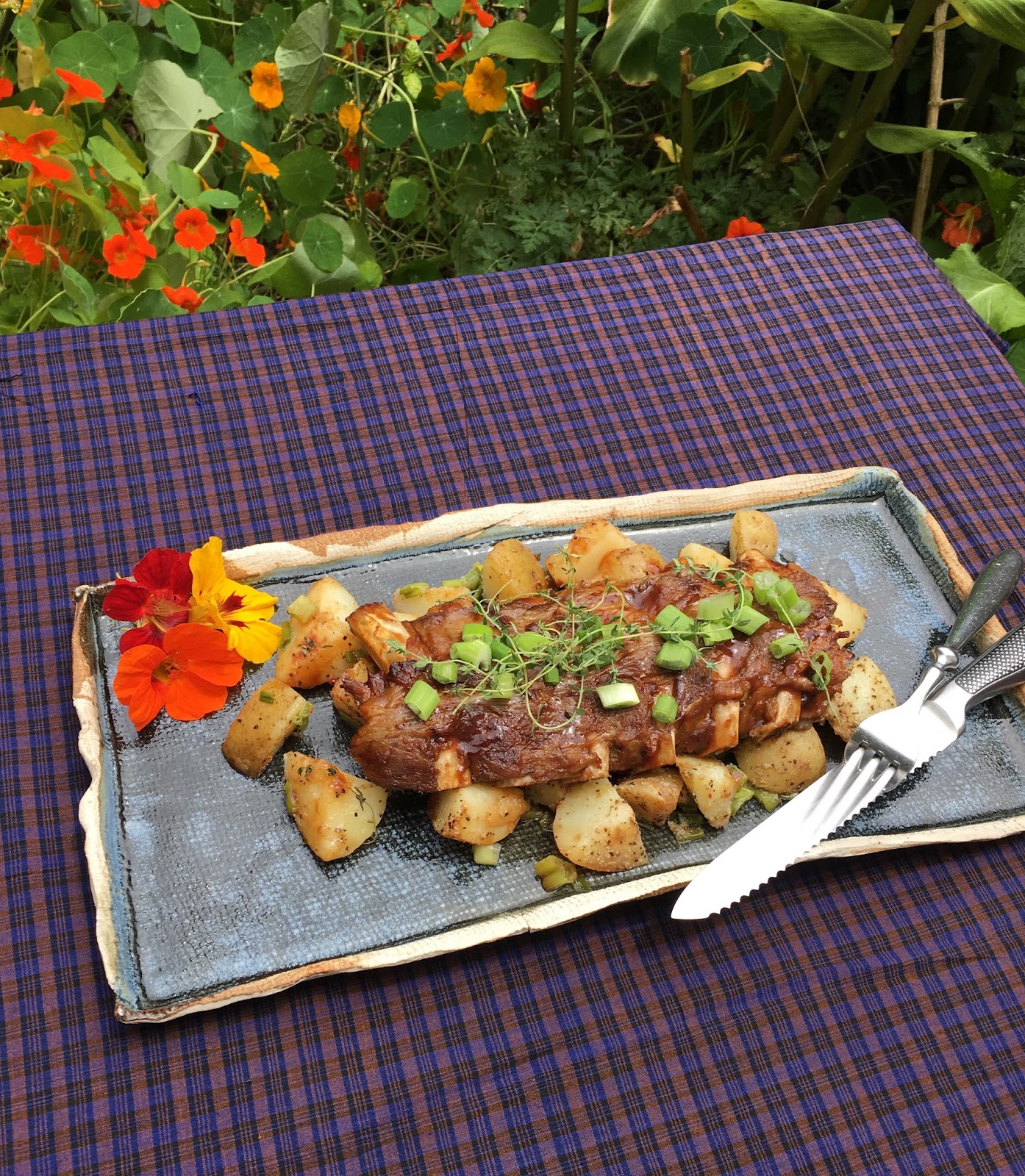 Avanti Cafe Musings: BBQ Marinated Ribs & Baby Spuds :: Chef Mark ...