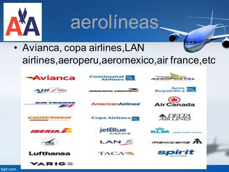 los aviones: marcas de aviones