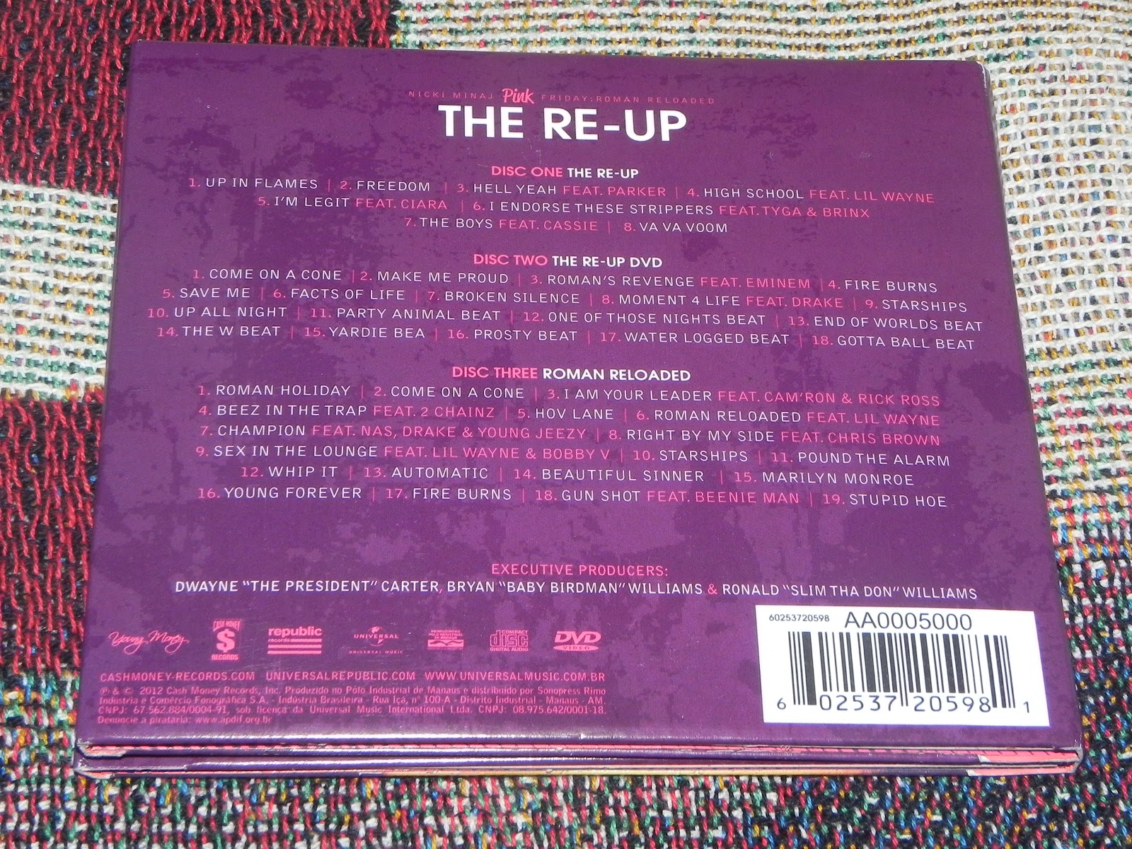 Publicafé Collection: CDs + DVD Pink Friday: Roman Reloaded The Re-Up ...