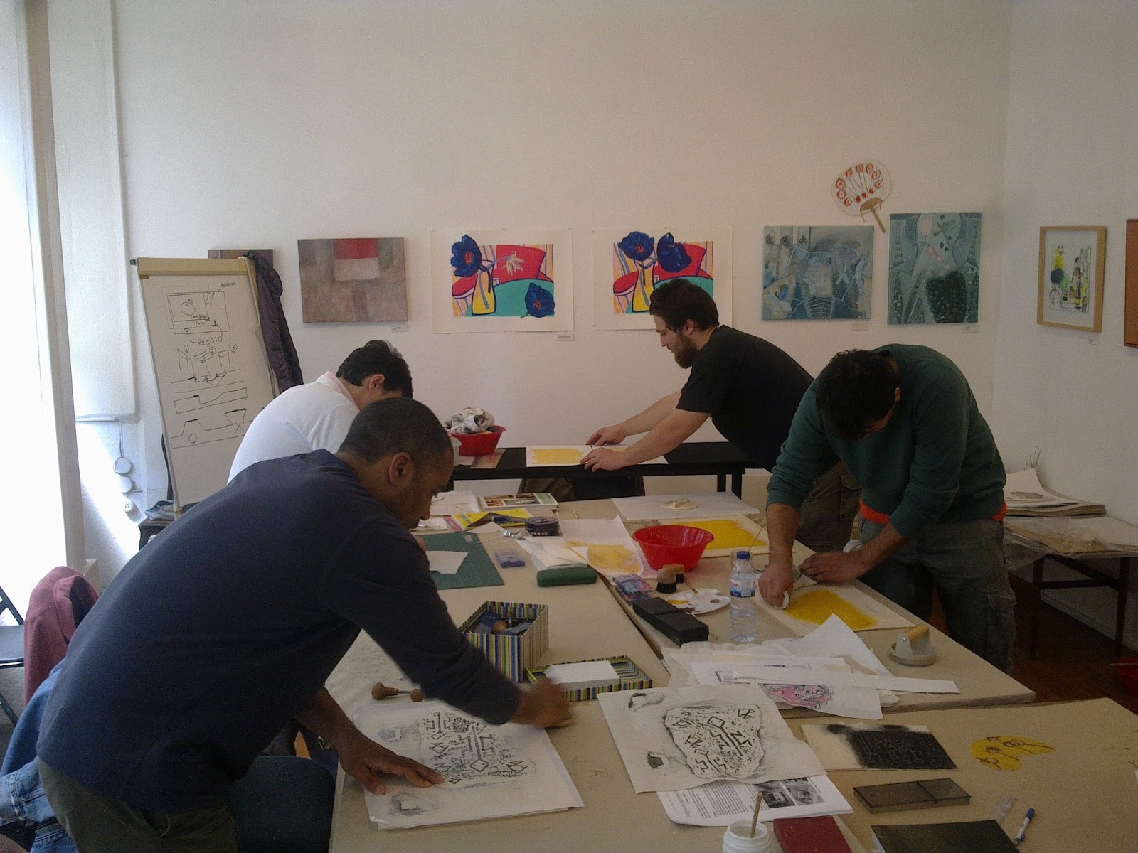 Matriz- Associação de Gravura do Porto: Ultimo dia do workshop de ...