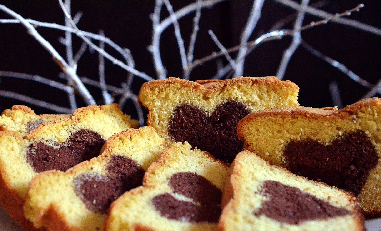 Chec cu inima de ciocolata