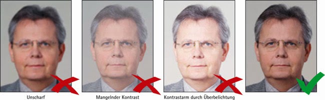 Alle Infos zu biometrischen Passbildern : Das biometrische Passbild
