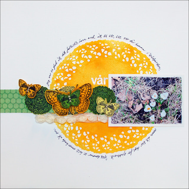 My messy spot: Sticky-back canvas