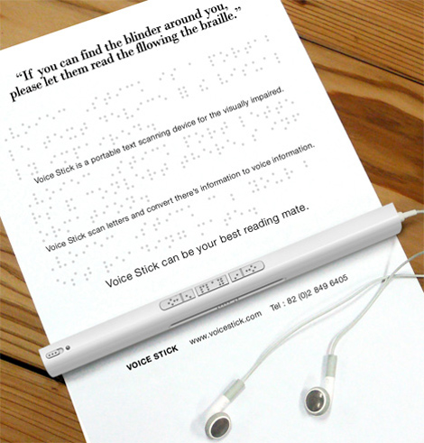 MACAM-MACAM MENARIK DI SINI: Voice Stick- Untuk cacat Penglihatan