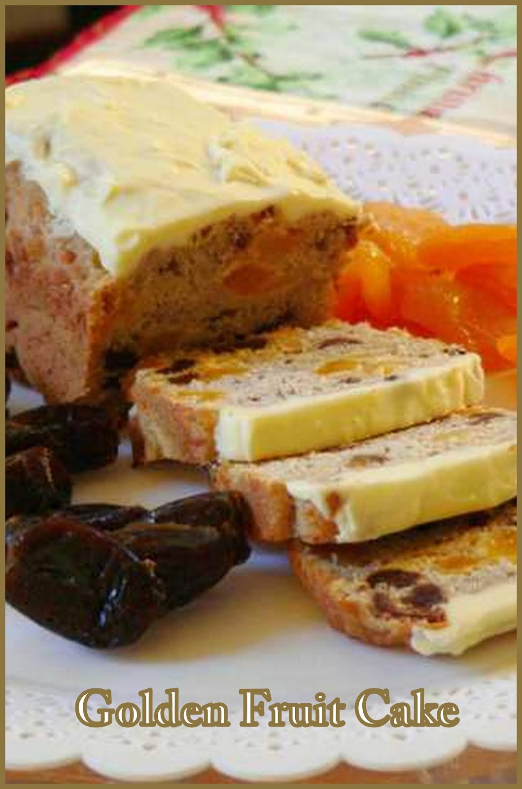 GOLDEN FRUIT CAKE