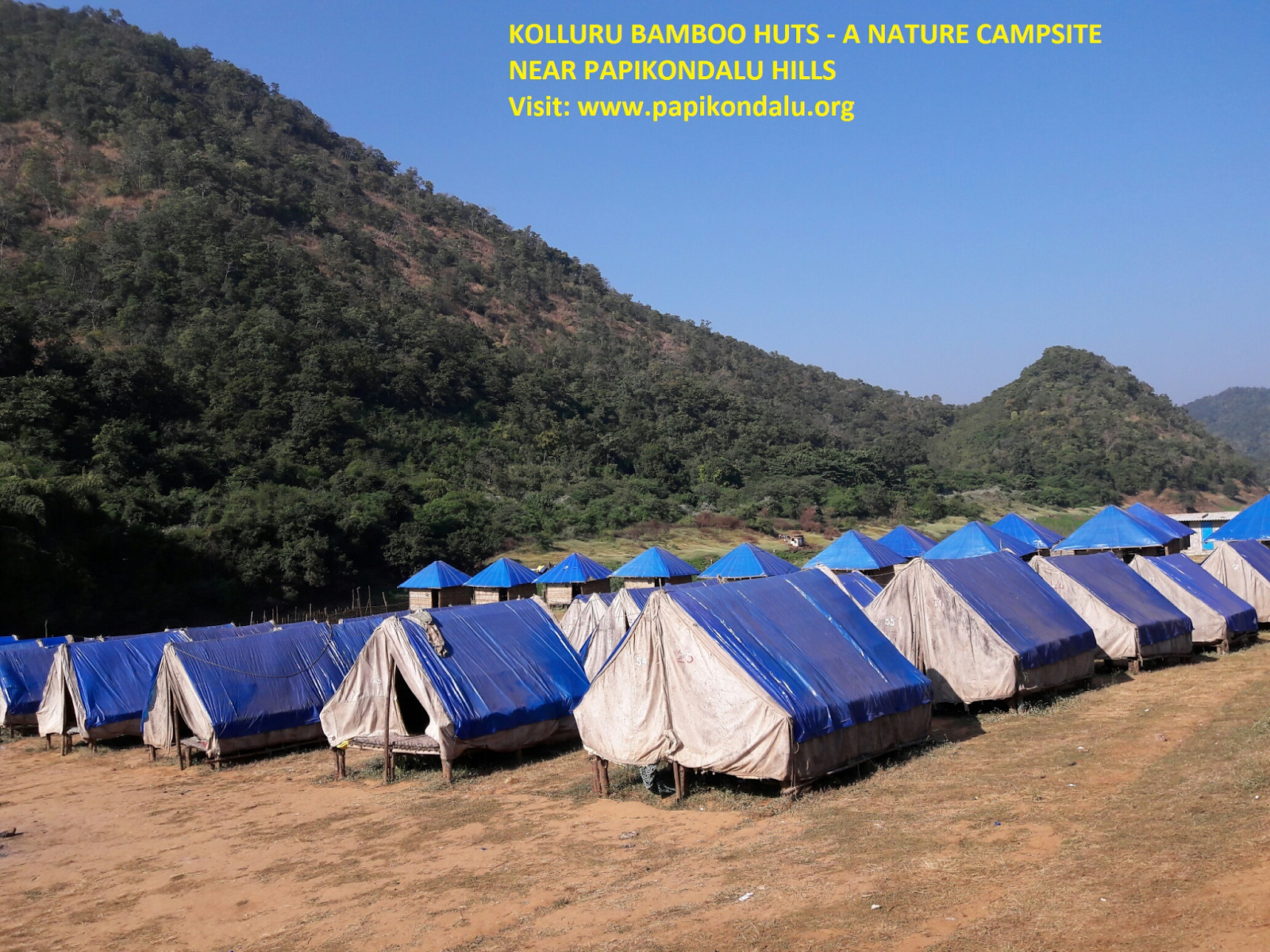 Kolluru bamboo huts via Papikondalu Papihills