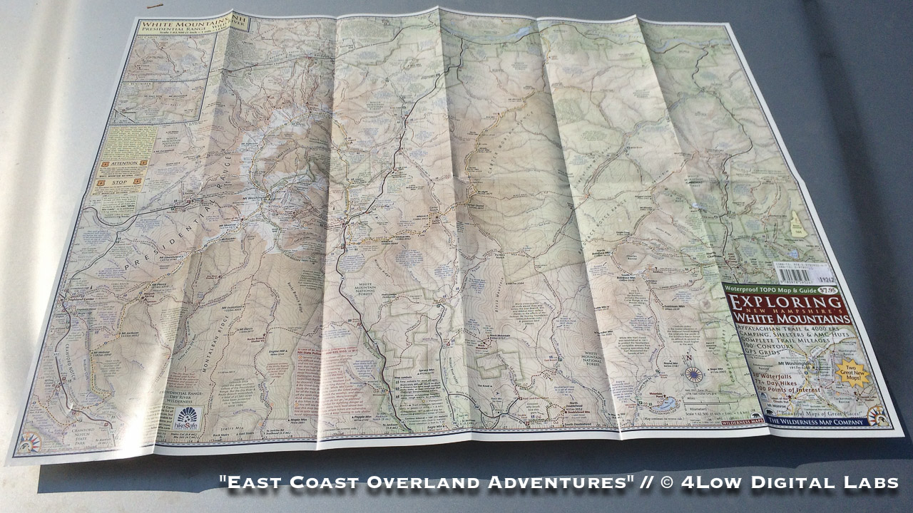 Let’s talk maps… The paper kind. – East Coast Overland Adventures