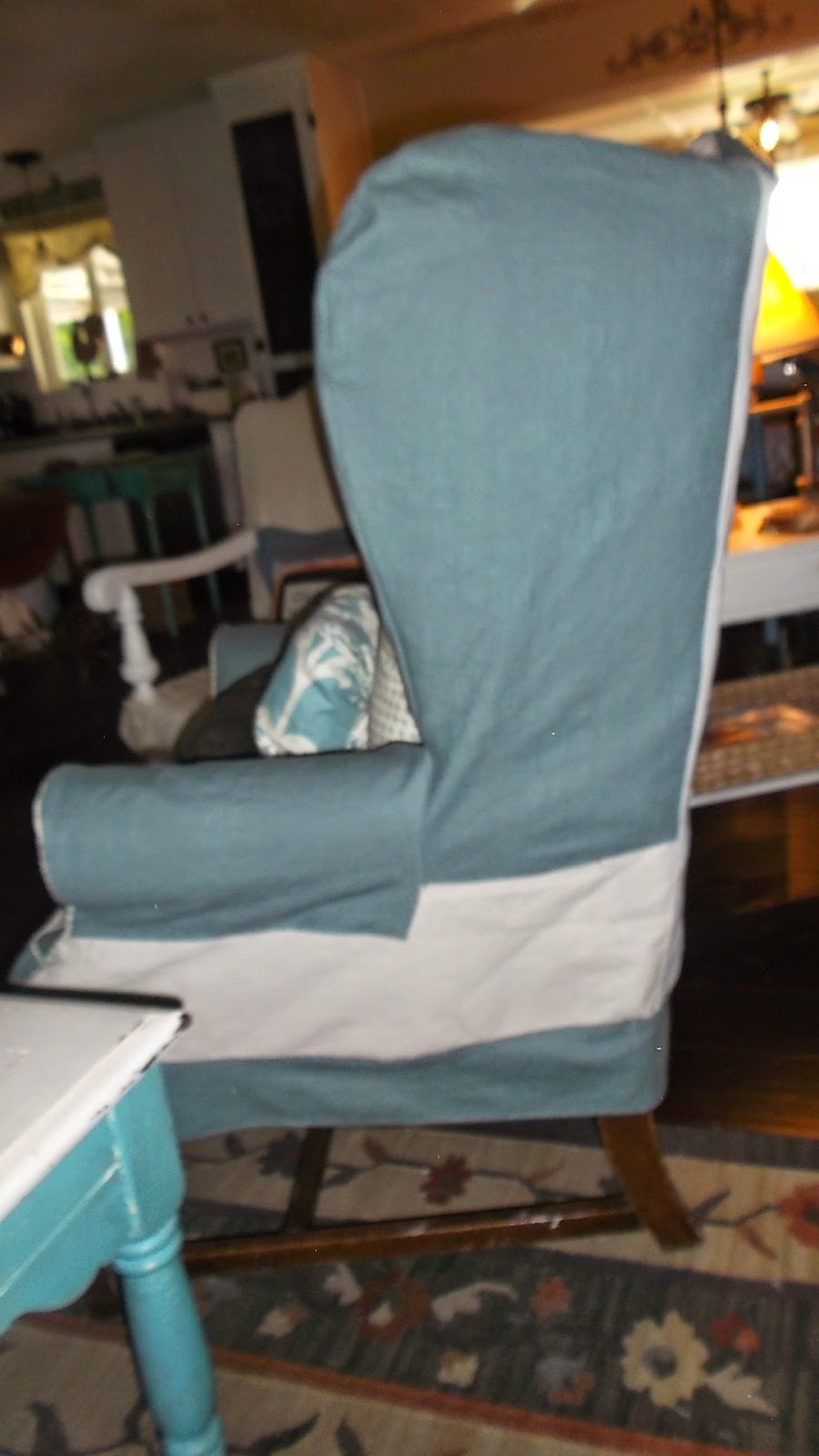 living a cottage life: Another Wing Chair Tutorial, Part 2