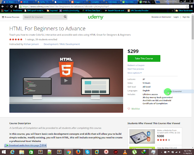 Udemy HTML For Beginners To Advance Complete Course Free Download - Pak ...