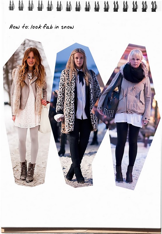 claudeteedeca: How to look fabulous in snow!