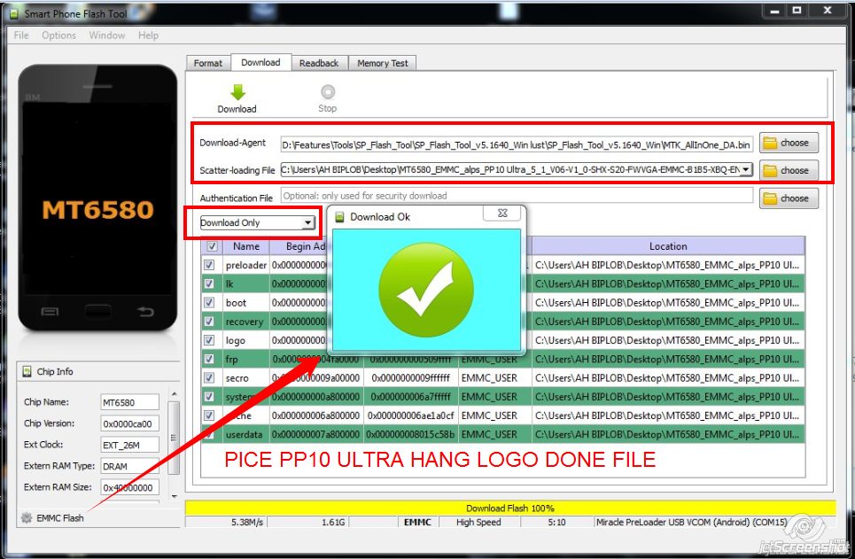 GSM FIRMWARE FLASH FILE: PEACE PP10 ULTRA FLASH FILE HANG LOGO DONE ...