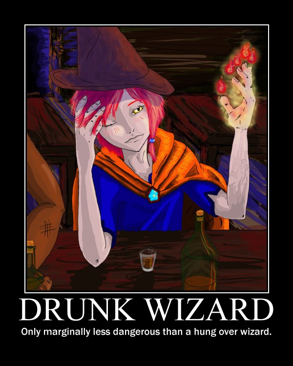 The Looney DM: Drunk Wizard