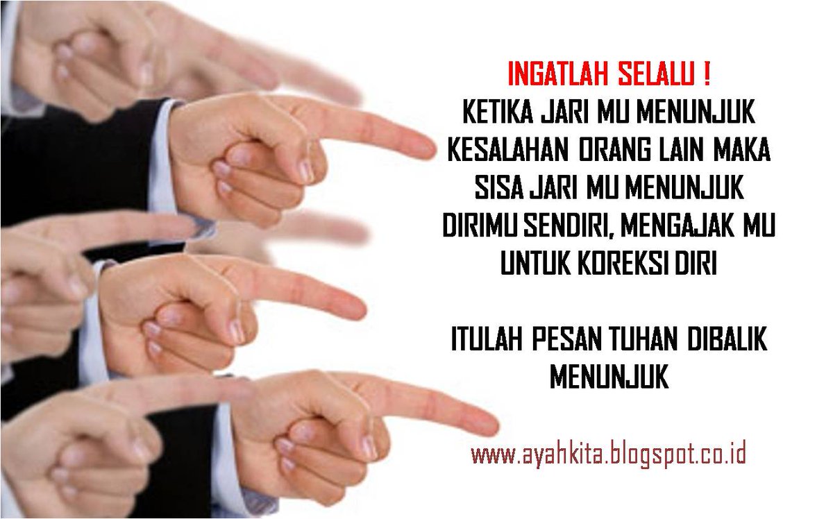 Indonesian Strong from Home: MENCARI-CARI KESALAHAN ORANG LAIN